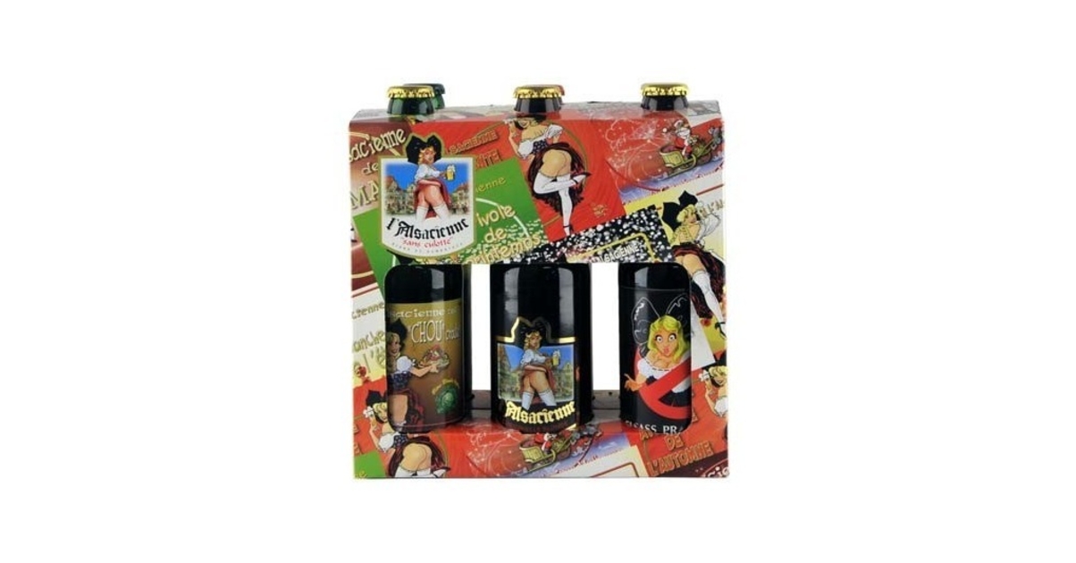 Coffret 6 bières L'Alsacienne Sans Culotte - Bières - Les Gourmandises de Heidi